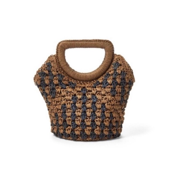 Fe Noel | Bags | Nwt Fe Noel X Target Crochet Rattan Mini Tote Bag ...